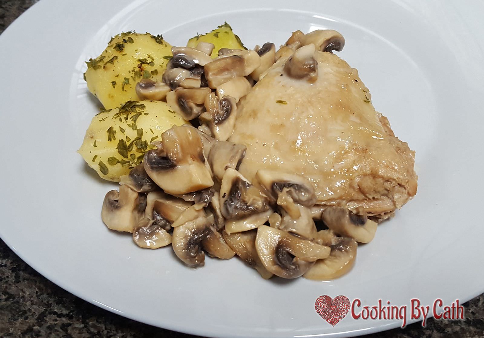 Poulet Porto & Champignons - Recette au Companion