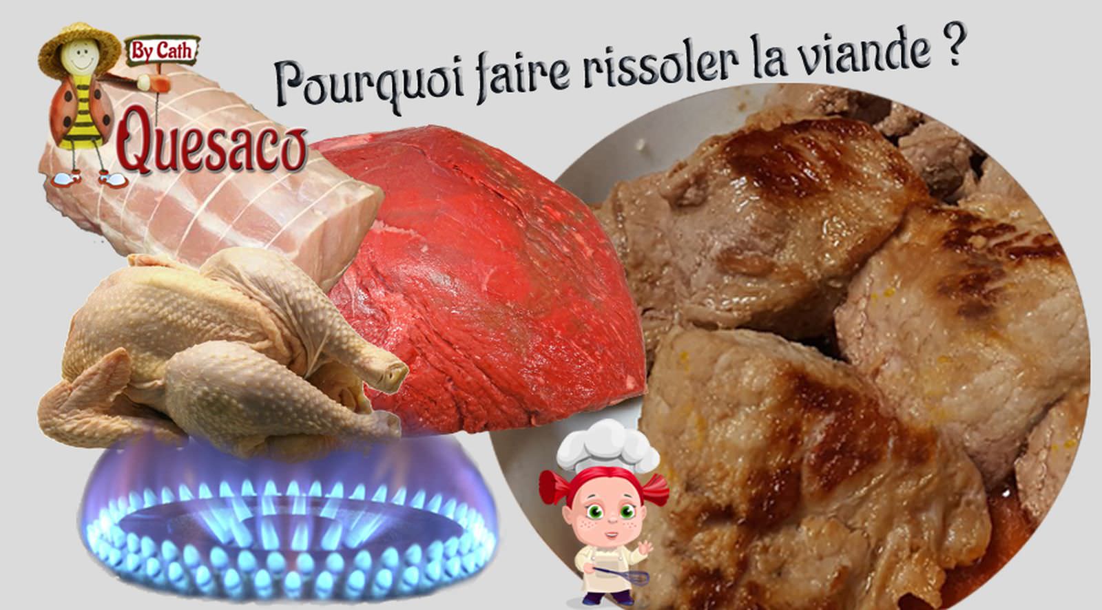 Saisir ou faire Rissoler une viande, étape primordiale